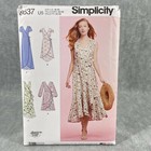 Women Wrap Dress Sewing Pattern Simplicity 8637 Size 16-24 for sale ...