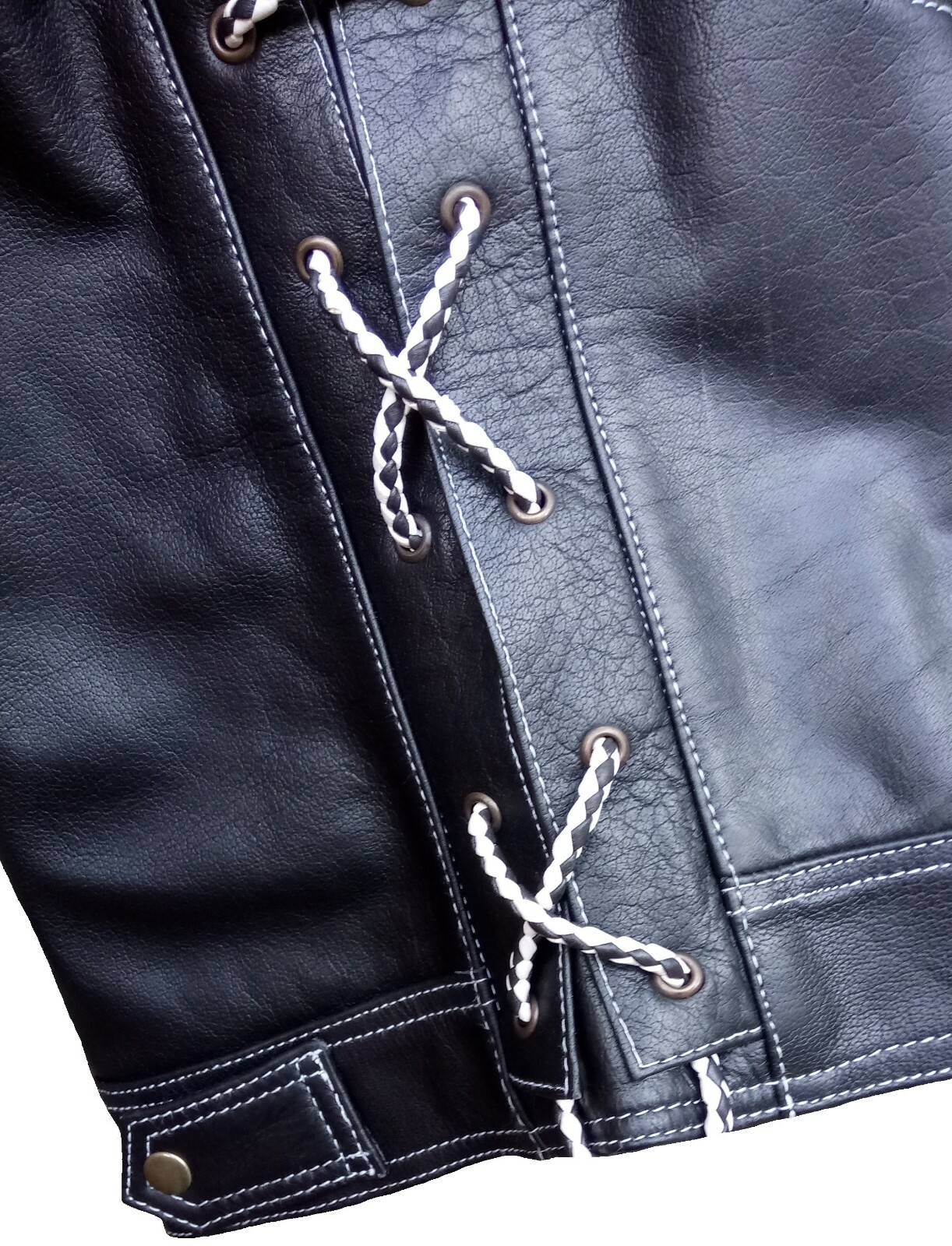 Motorcycle Vest Leather Rider Sons of Anarchy Vest Touring Leather ...