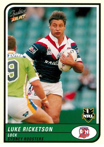 2005 SYDNEY ROOSTERS NRL Card LUKE RICKETSON | eBay