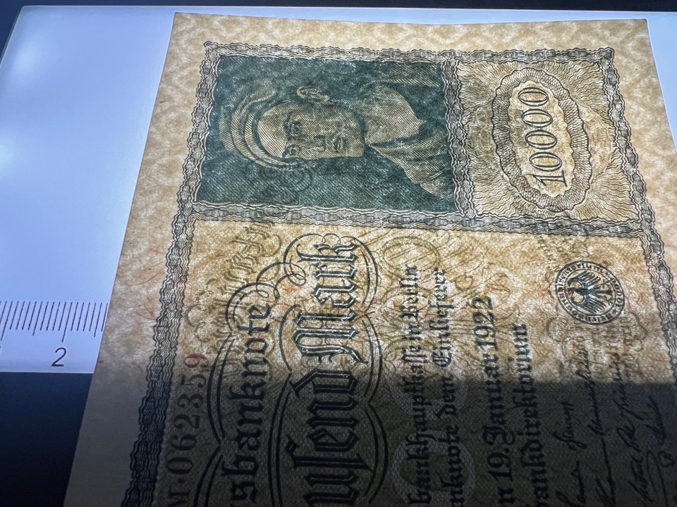 1922 Germany 4 Banknote Set Mark WW1 Pre WW2 Nazi Paper Money Kaiser ...