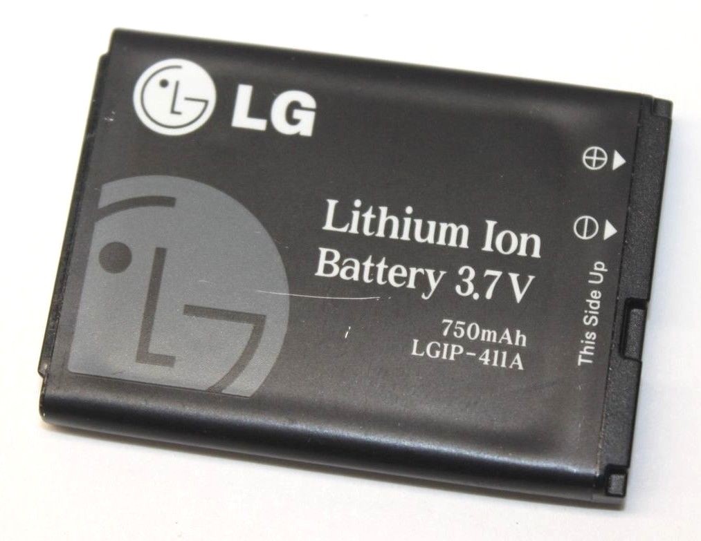 OEM LG LGIP-411A Battery 3.7V 750mAh for KG275 LX165 LX175 KG375 KG160 ...