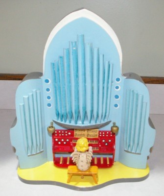 Rare Thorens Disc Music Box Organ Winged Angel Exceptionally Nice ...