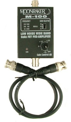 Moonraker M100 Professional Pre Amplifier Low Noise Wide Band Pre-Amp ...