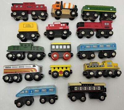Magnetic Wooden Trains Maxim Enterprise and Mixed Lot of 14 | eBay