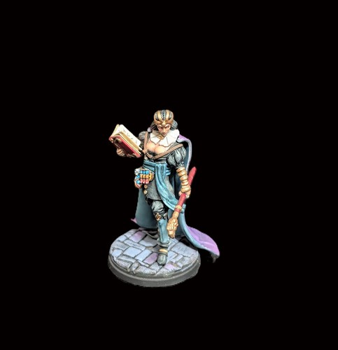 Lady Elira Moonfire - Arcane Mage – Premium Hand-Painted Fantasy ...