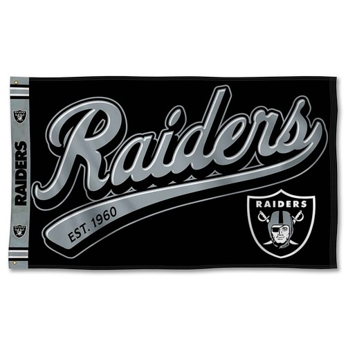Las Vegas Raiders Script Logo Premium 3x5 Foot Premium Flag | eBay