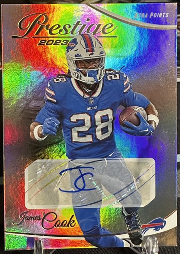 JAMES COOK 2023 PRESTIGE FOOTBALL AUTOGRAPH XTRA POINTS AUTO | eBay