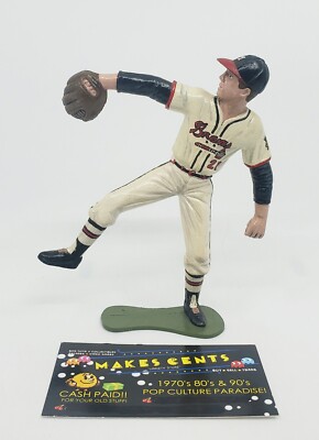 Warren Spahn Milwaukee Braves Custom Paint - Baseball Figure Statue ...