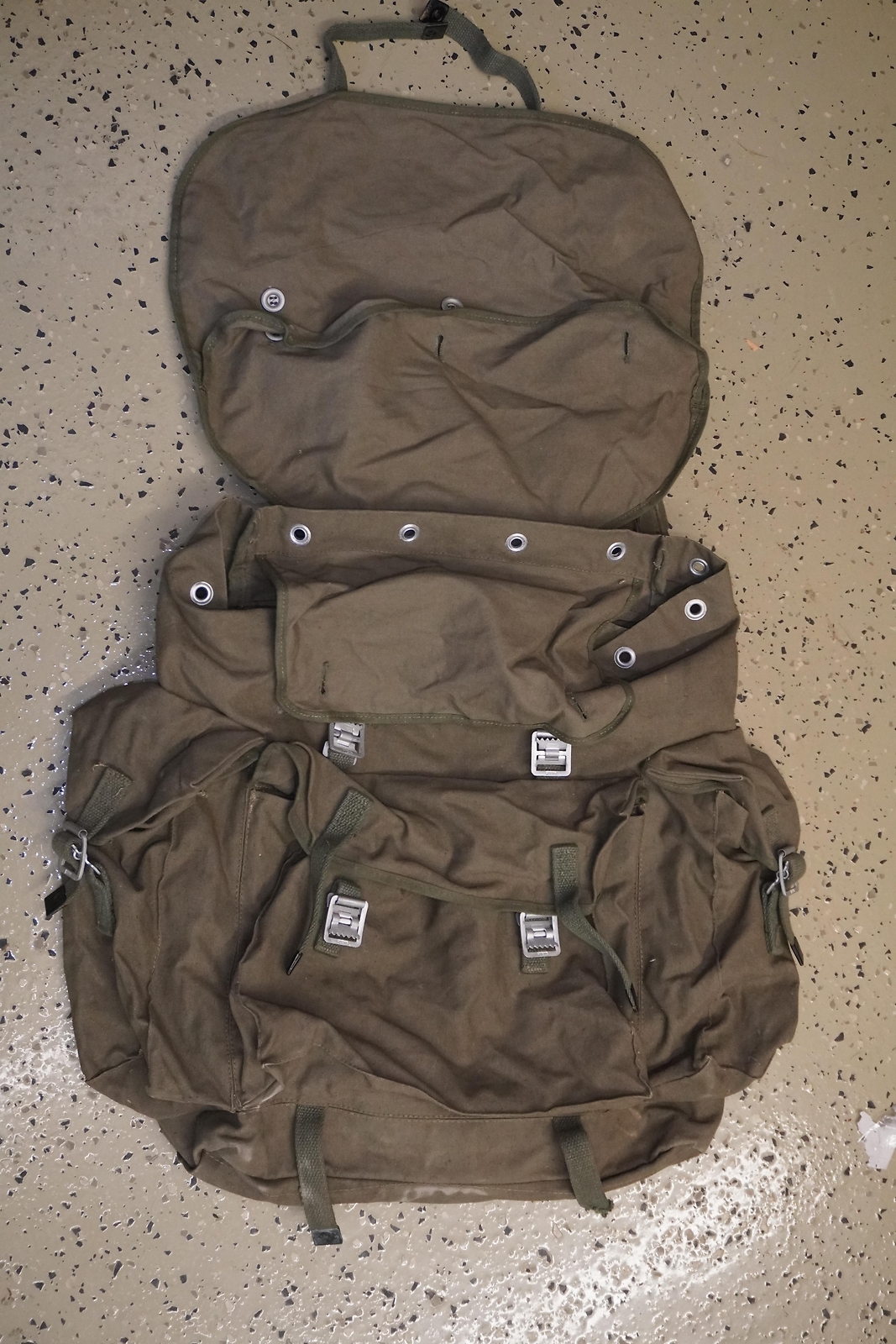 US Army 1964 Vietnam Backpack Rucksack Pausch | eBay