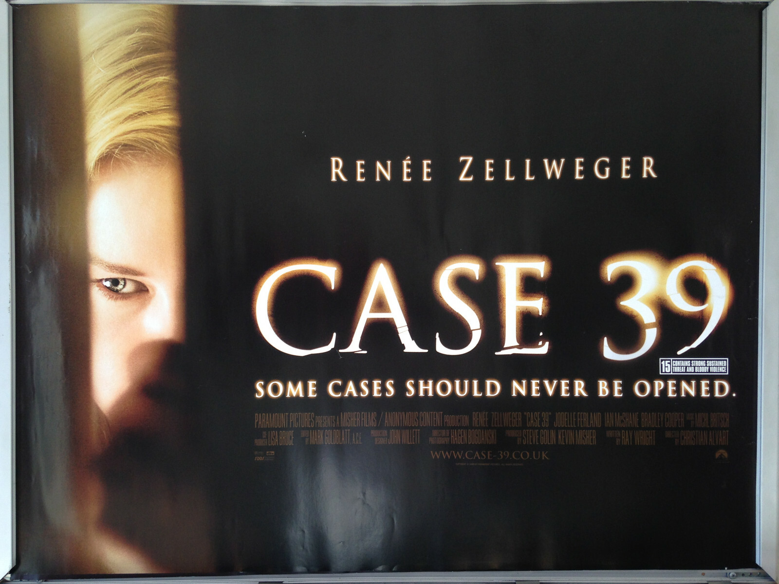 Cinema Poster: CASE 39 2009 (Quad) Renée Zellweger Ian McShane | eBay UK