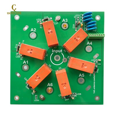 6-way DIY Kit 6:1 Coax Remote Antenna Switch SO-239 1.8MHz--60MHz | eBay