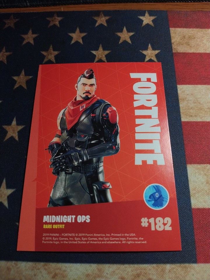 2019 Panini Fortnite Series 1 #182 MIDNIGHT OPS RARE NON Holo Foil | eBay