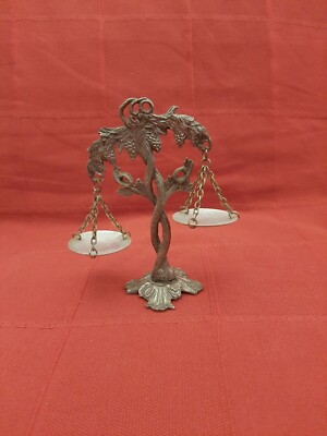 Antique embossed Metal Balance Scale | eBay