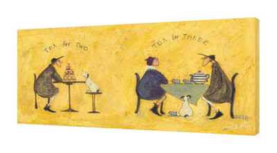 Sam Toft - Tea for Two Tea for Three - 50 x 100cm Canvas Print Wall Art ...