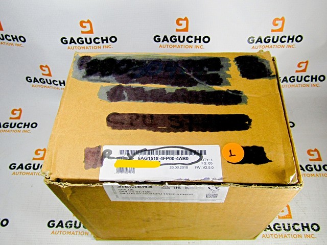 SIEMENS 6AG1518-4FP00-4AB0 / 6AG15184FP004AB0 SIPLUS S7-1500 CPU 1518F ...