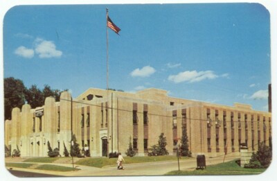 Rockford IL ~ Illinois National Guard Armory Building Postcard | eBay