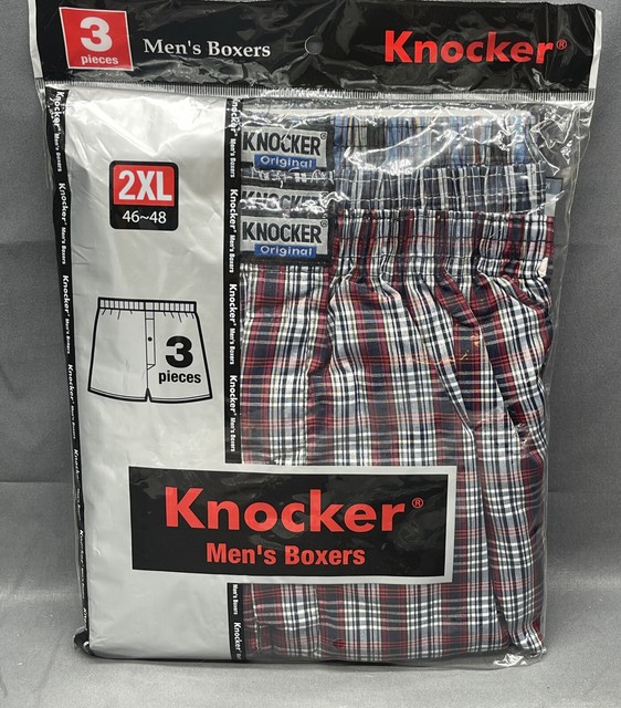 Knocker Men's 6 Plaid Boxer Shorts Underwear for sale online | eBay