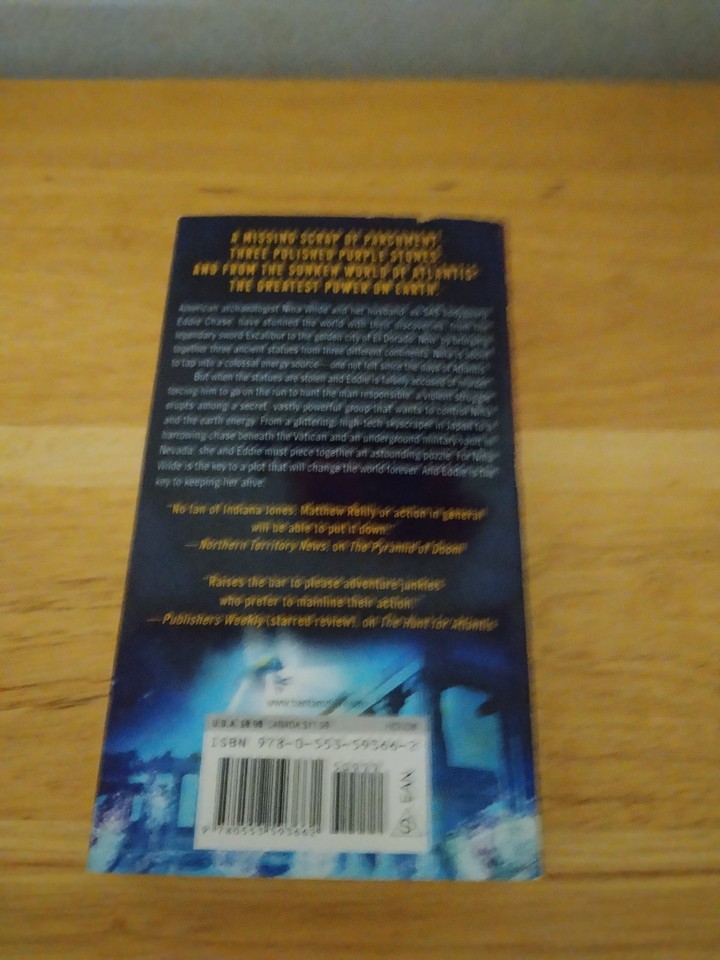 Andy McDermott Paperback Book Lot Of 4 - Bantam Books 2009-2012 | eBay