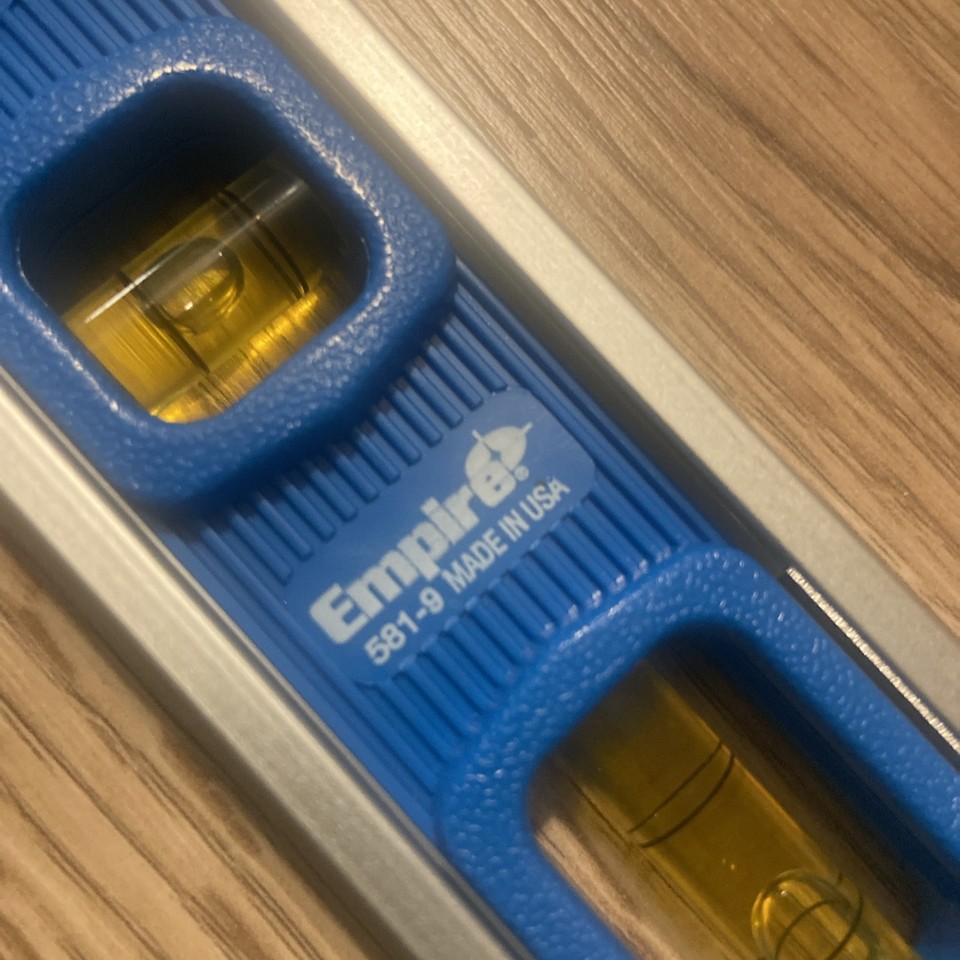 Empire 581-9 9-Inch Dark Blue Aluminum-Sided Dark Blue Torpedo Level ...
