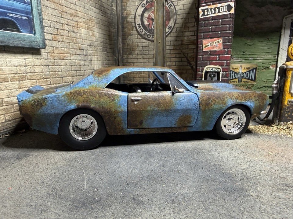 1967 Camaro Rat Rod Rusty Weathered Patina 1/24 Jada Diecast | eBay