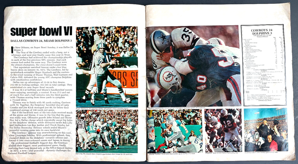 1972 NFL Action ‘72 Sunoco 56-Page Stamp Album Complete All Stickers 26 ...