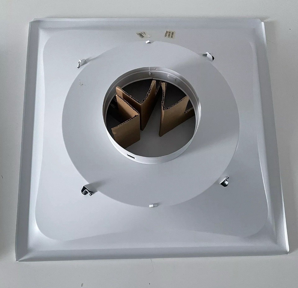 Hart Cooley DPD 08 W Vent 24" White Drop Ceiling T-Bar Diffuser 8" pipe ...