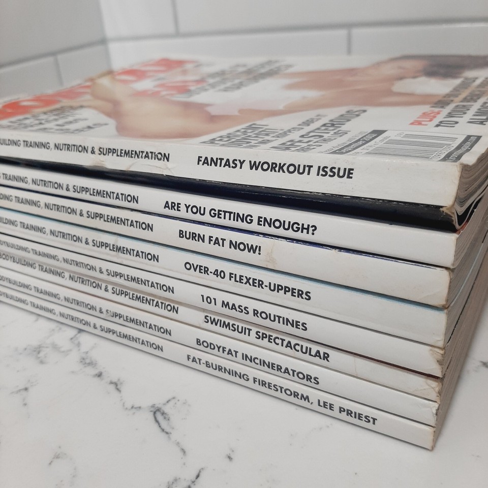 ⚡ Iron Man Magazine Vintage Bodybuilding 2001 2002 2004 Mike Mentzer ...