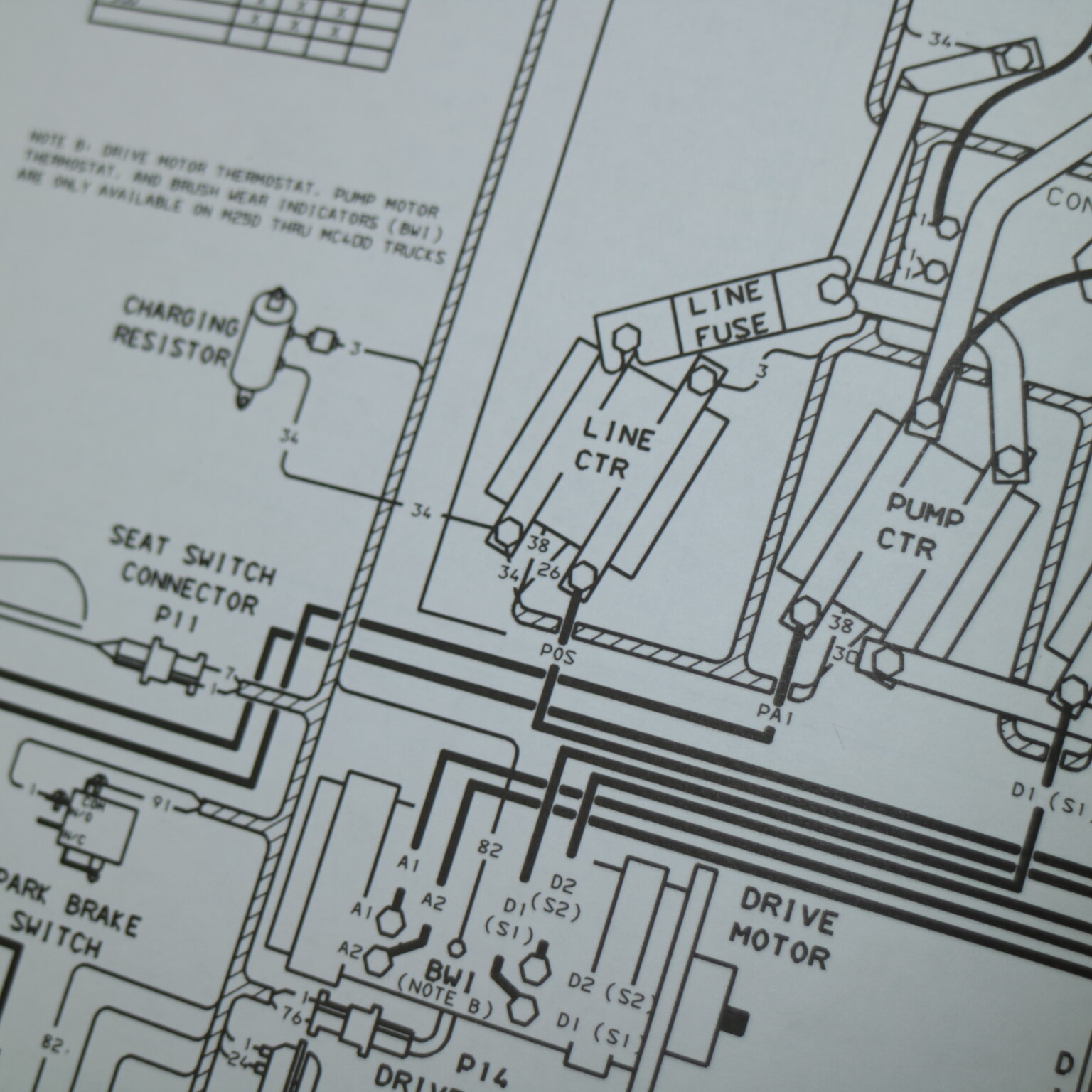 CAT M25D M30D M35D F40D F50D M40D M50D MC40D Forklift Schematic Manual ...