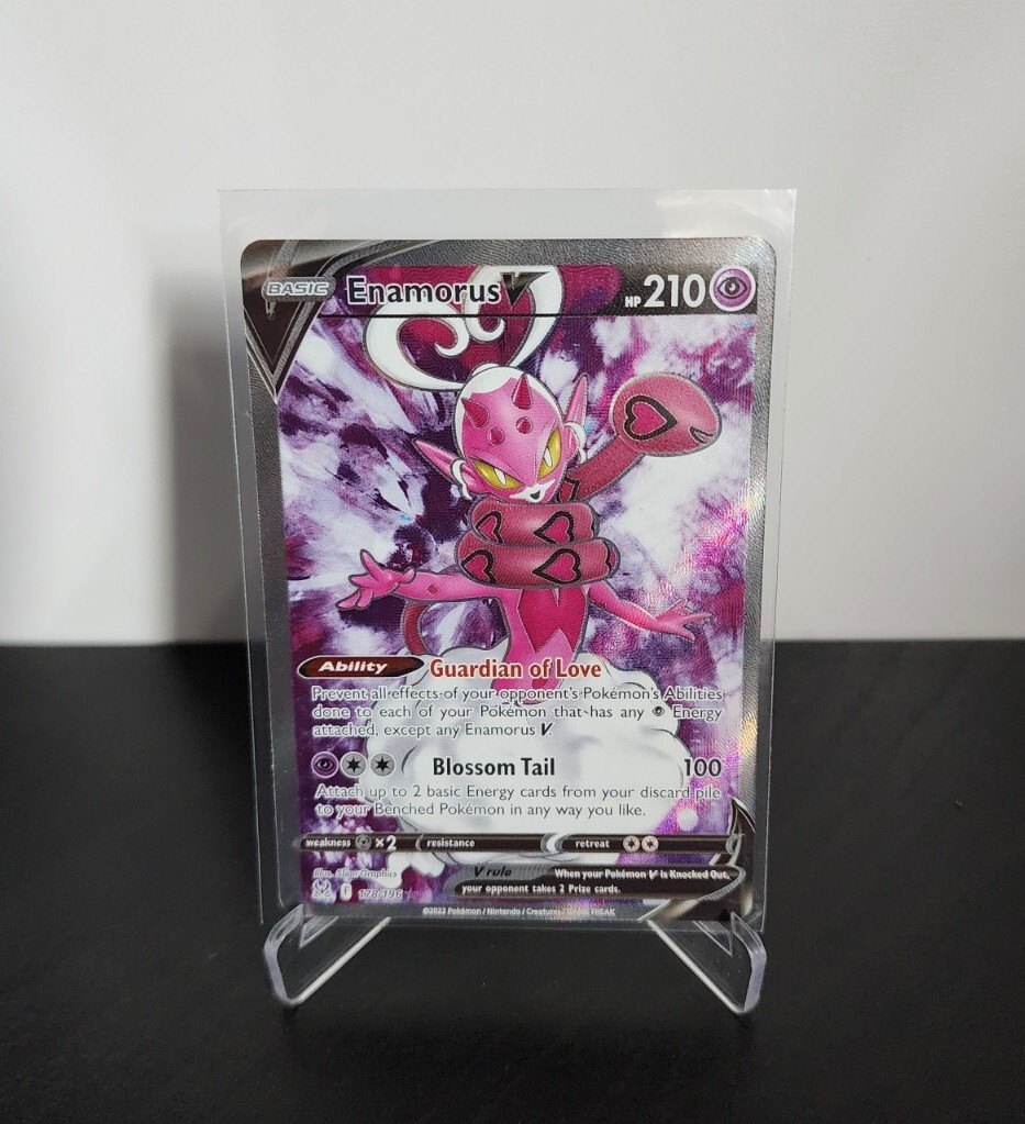 Pokémon TCG Enamorus V (Full Art) Lost Origin 178/196 Holo Ultra Rare ...