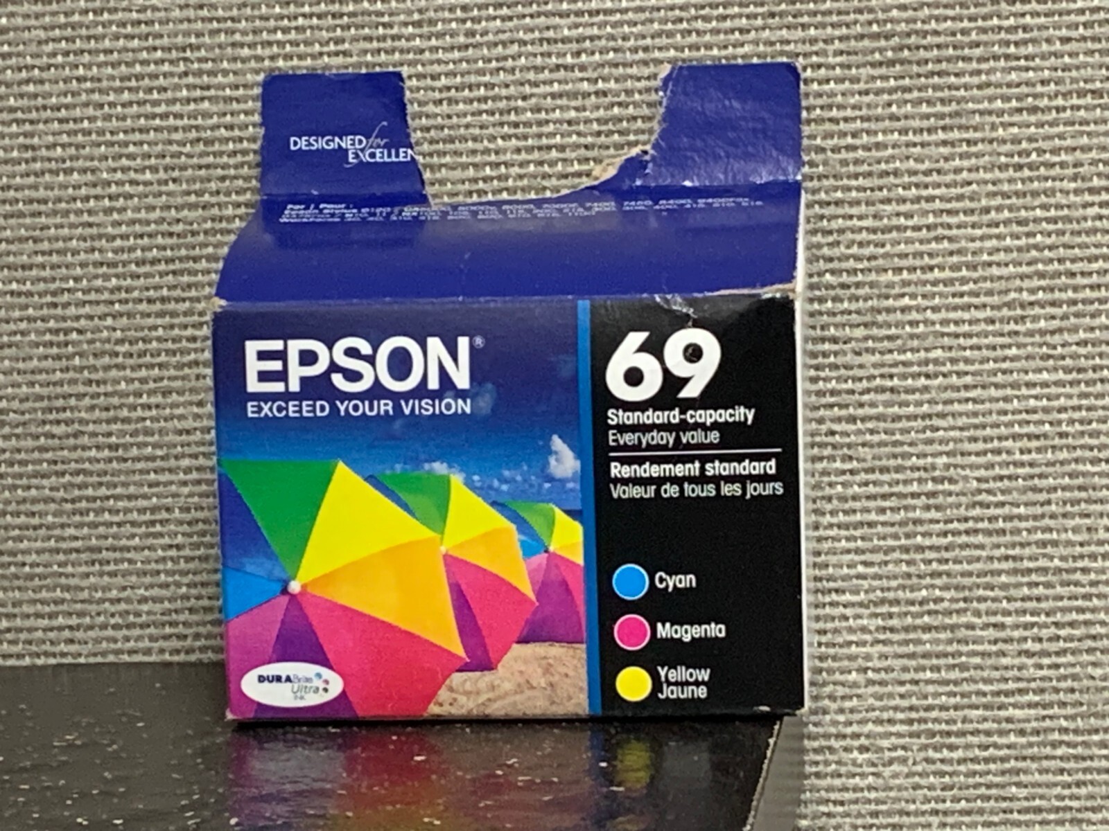 Epson 69 T069520 Color Inkjet Cartridge Pack - Cyan, Magenta & Yellow | eBay