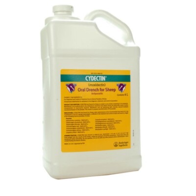 Cydectin Oral Dewormer Drench for Sheep 4 Liter Moxidectin | eBay