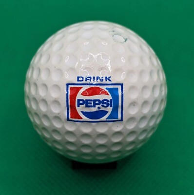 Vintage Drink Pepsi logo golf ball | eBay