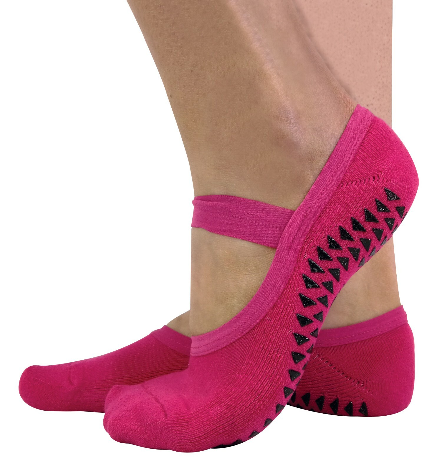 2 Pairs Ladies Non slip Low Cut Invisible Yoga Socks with Straps | eBay