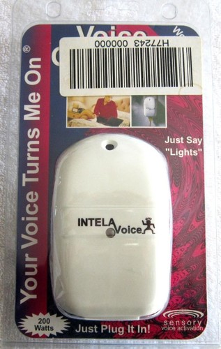 INTELA VOICE -VOICE ACTIVATED APPLIANCE CONTROLLER-TURNS ON LIGHTS ...