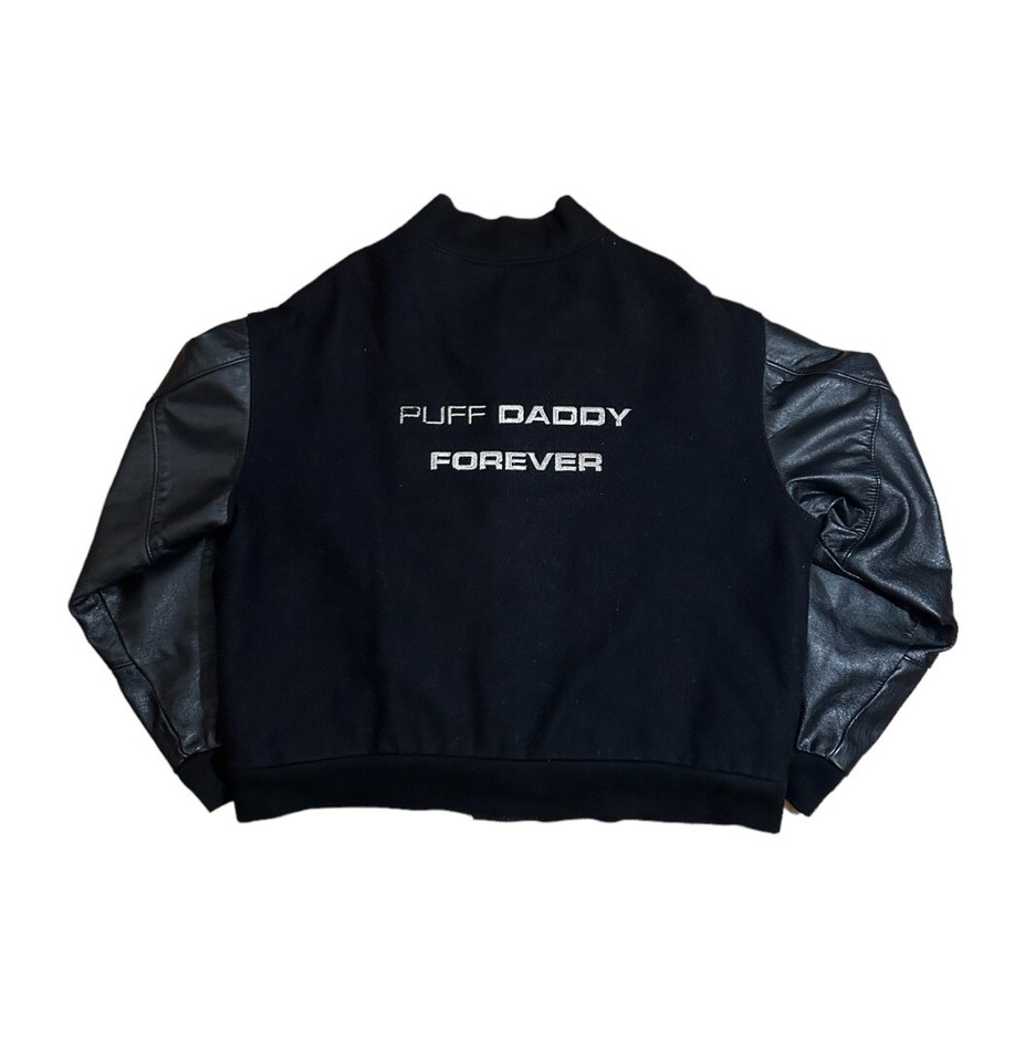 Vintage 99’ Puff Daddy Forever Bad Boy Ent. Excelled Varsity Wool ...