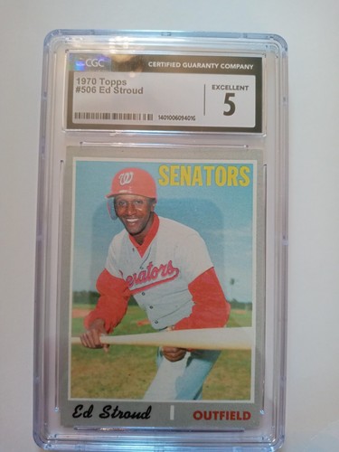 1970 Topps Ed Stroud #506 Graded 5 | eBay