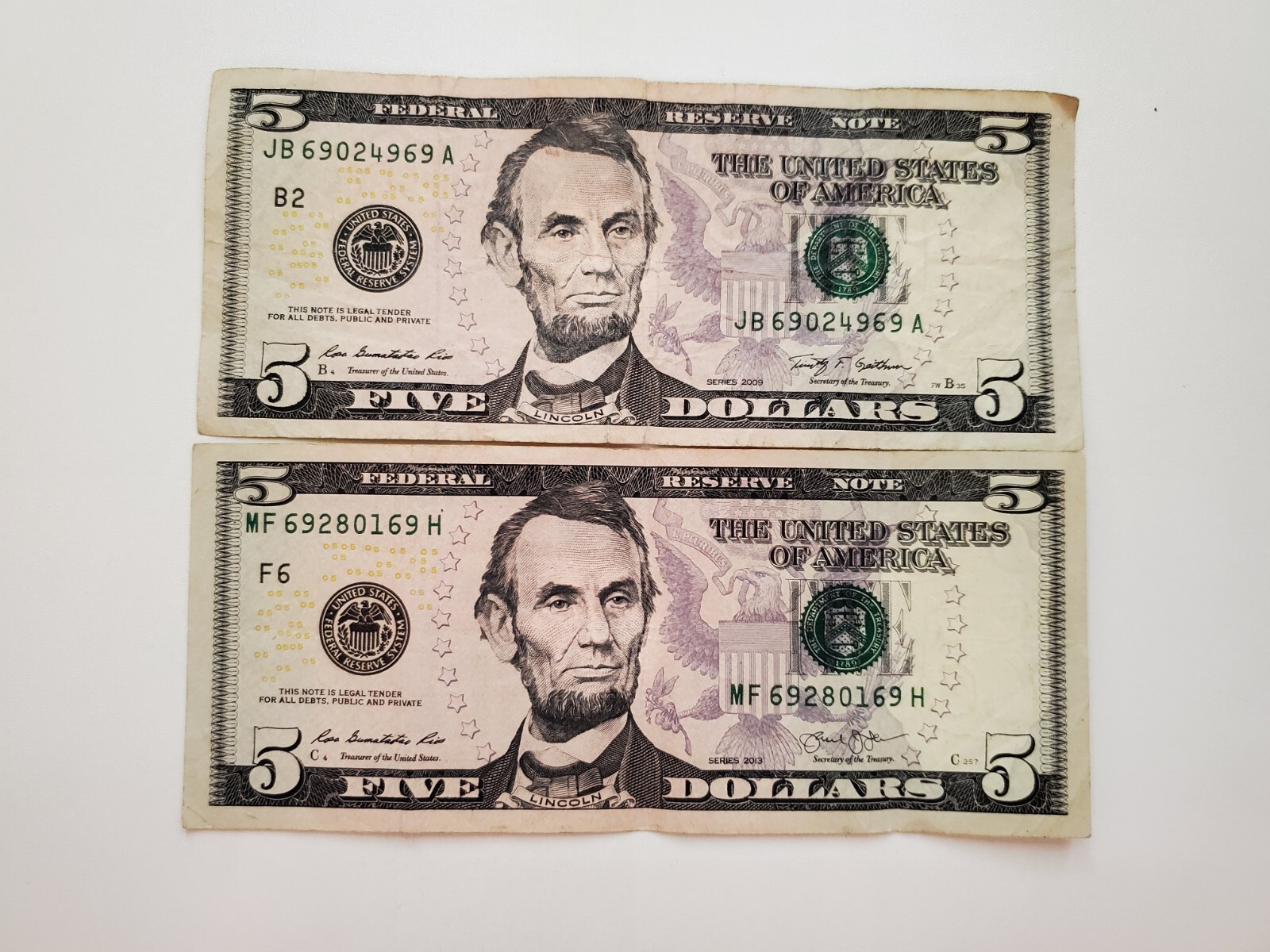 69 DUDE! Two Meme Notes Bookend 69s $5 FIVE DOLLAR BILLS 69 69 Bookends ...