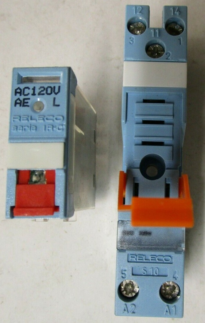 RELECO Serie Ir-c C10-ax10 Relay and S10 Relay Socket for sale online ...
