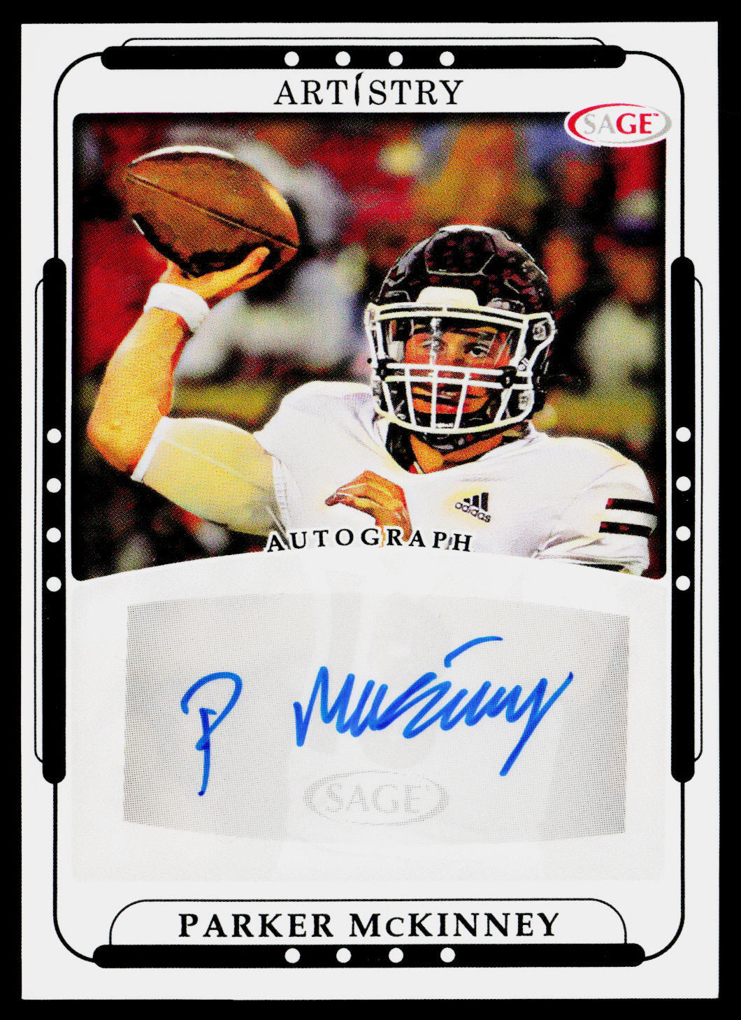 2023 SAGE Artistry #ART-PM Parker McKinney Autographs | eBay