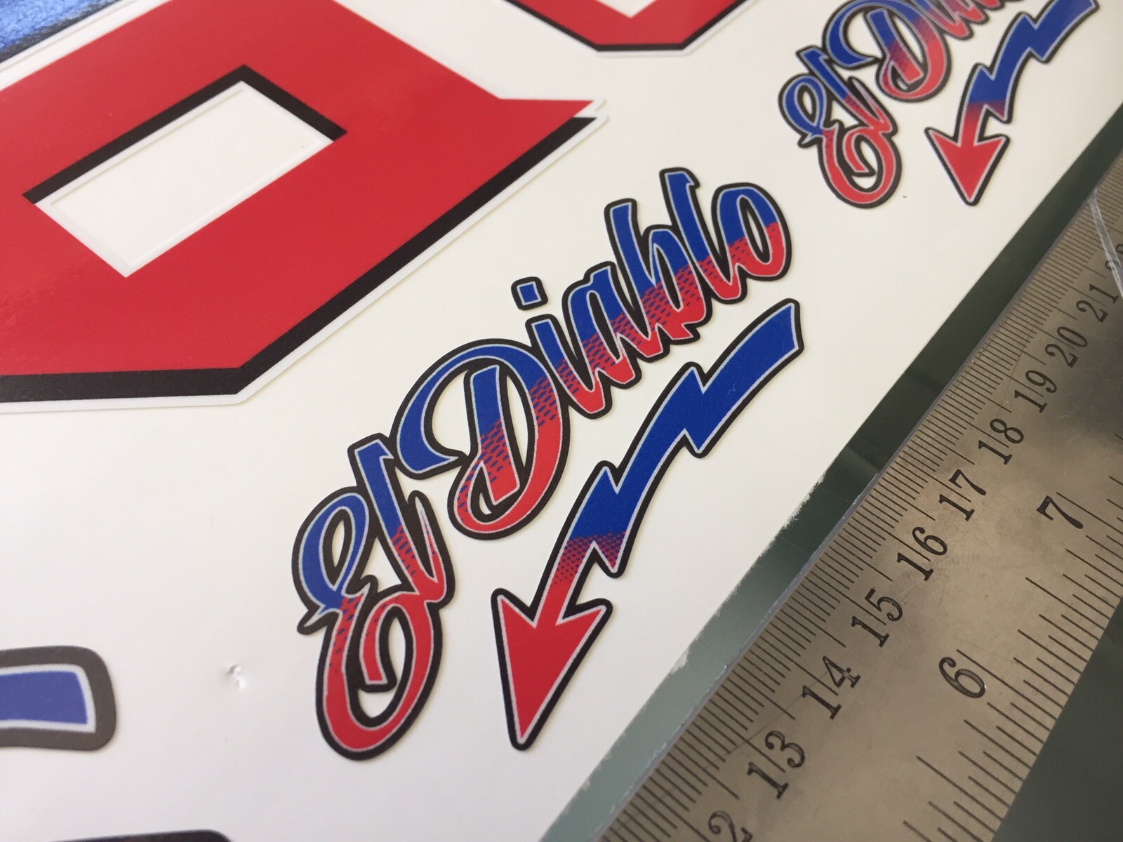 Fabio Quartararo #20 El Diablo Stickers Decals - Sticker kit (8 ...