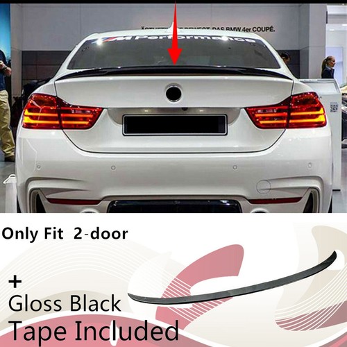 Fit BMW 4 Series 2DR F32 428i 430i 435i M Style Gloss Black Rear ...