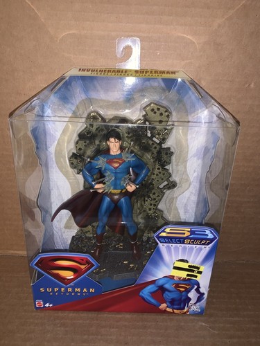 Mattel DC Superman Returns Invulnerable Superman Action Figure New | eBay