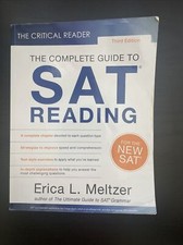Critical Reader : The Complete Guide to SAT Reading, 3rd Edition by ...