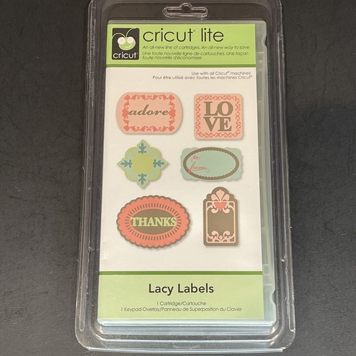 Cricut Lite 2010 - "Lacy Labels" Cartridge - NIP - See Photos ...
