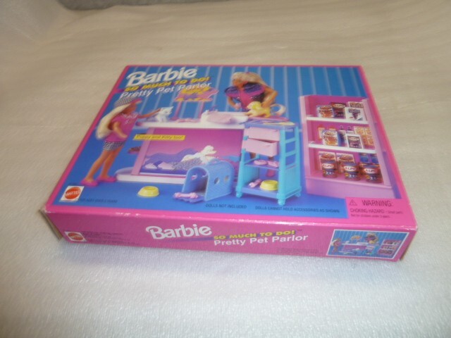 Barbie so Much to Do Pretty Pet Parlor Playset 1995 Arcotoys Mattel for ...