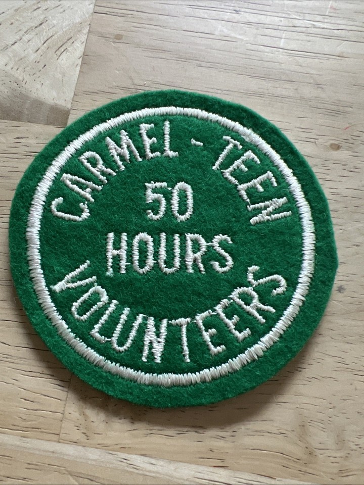 Vintage Ohio Mount Carmel- Teen 50 Hours volunteers patch | eBay
