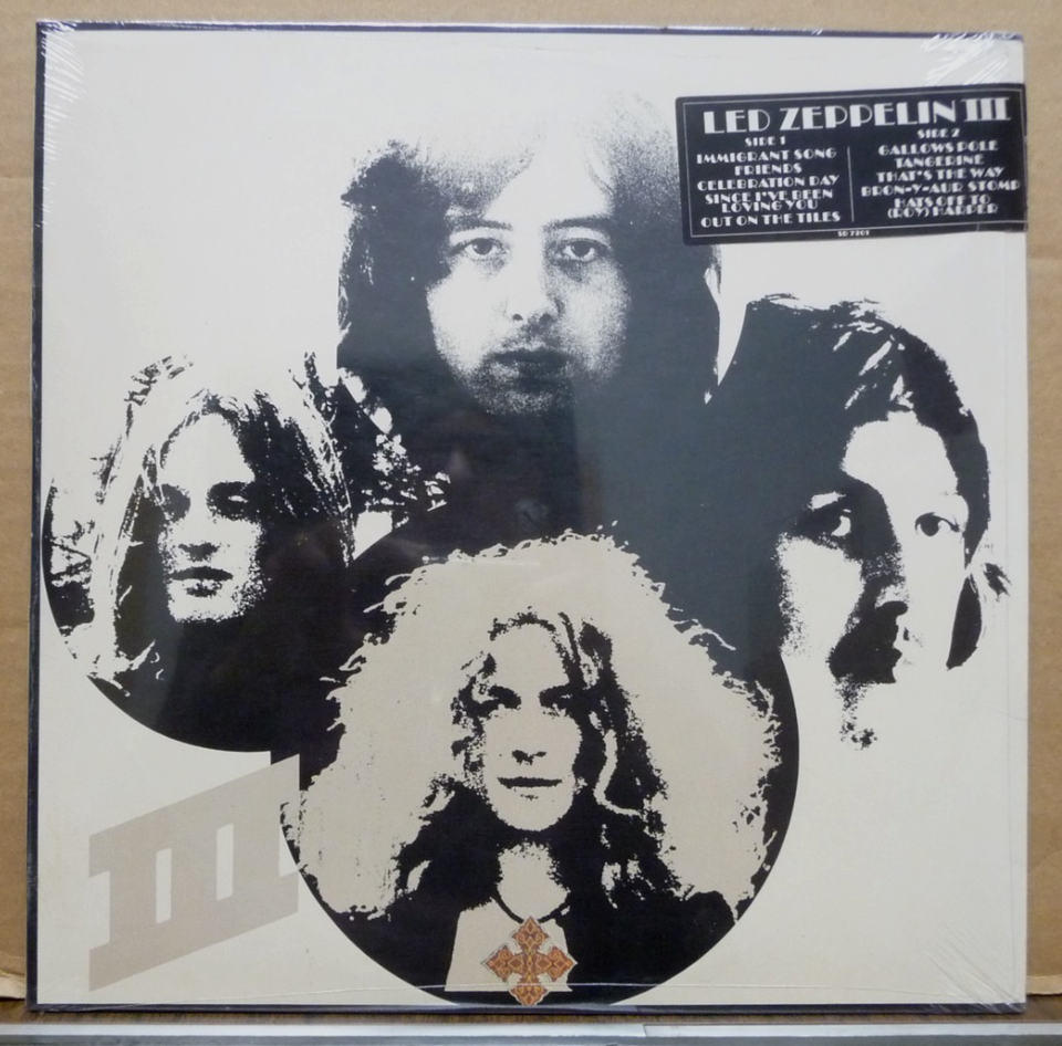 LED ZEPPELIN III Original 1970 ATLANTIC LP (SD 7201) STILL SEALED w ...