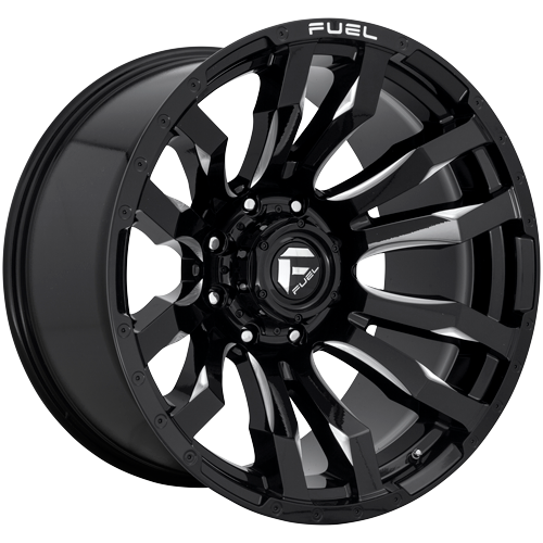 1 18 Inch Wheel Rim Fuel Offroad Blitz Black Milled D673 D67318901857 ...