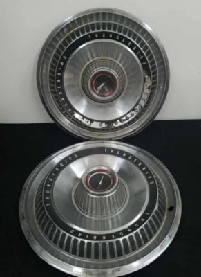 CLASSIC VINTAGE 1966 66 FORD T BIRD THUNDERBIRD HUBCAPS WHEEL COVERS ...