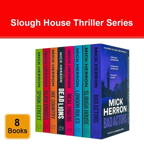 Slough House Thriller Series 8 Books Collection Set By Mick Herron Slow ...